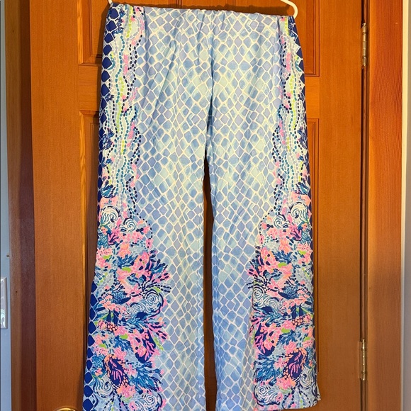 Lilly Pulitzer | Pants & Jumpsuits | Lilly Pulitzer Blue And Pink ...